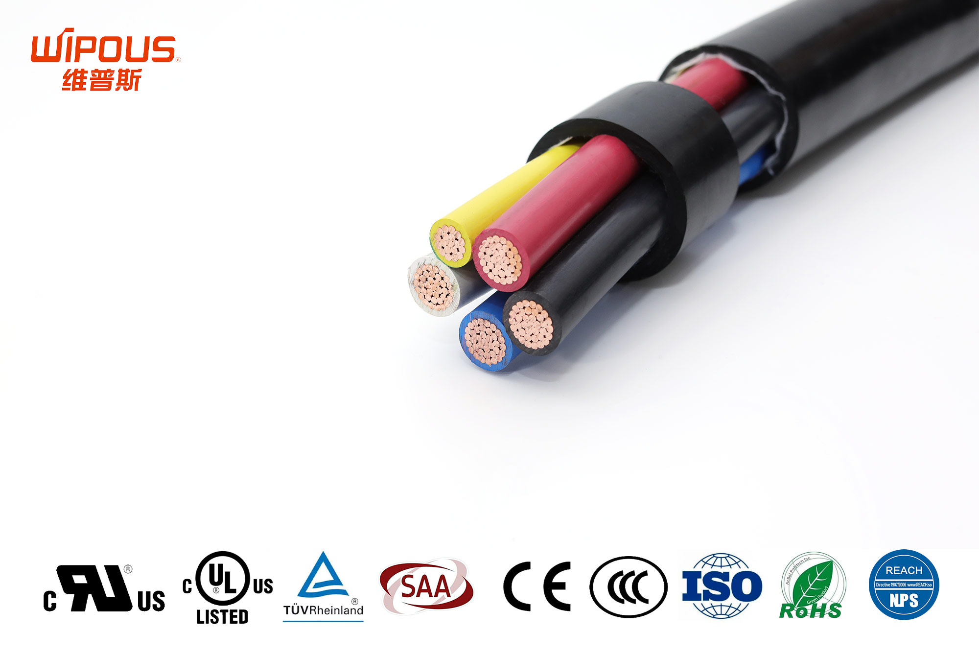 UL/CUL certified PVC sheathed flexible servo motor cable-Jiangsu Qiaopu