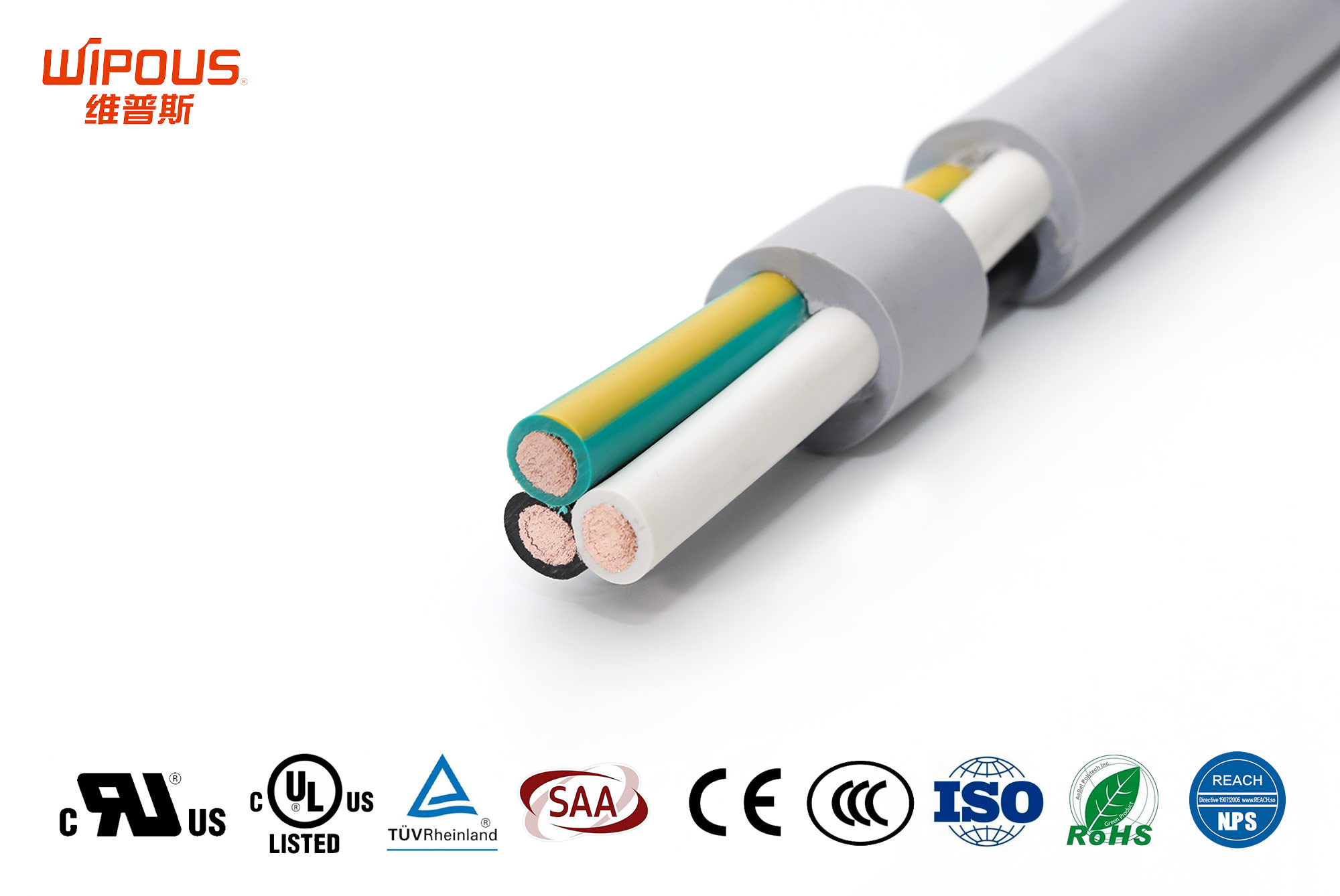 UL62 Certified Rubber Insulated and Sheathed Flexible Power Cable ...