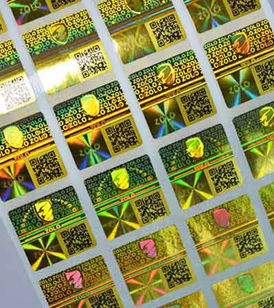 Hologram QR Code Sticker-ZOLO Packaging Technology