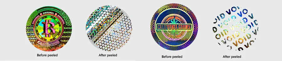Hologram QR Code Sticker-ZOLO Packaging Technology