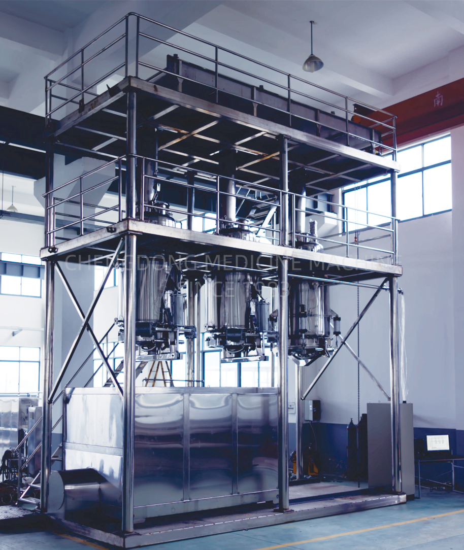 Auto Digital Feeding, Extraction, Concentration, Liquid Discharging, and Dreg Discharging ...