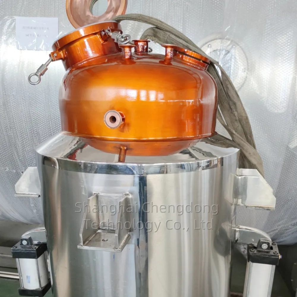 200L Copper Steam Distillation Machine for Essential Oils ...