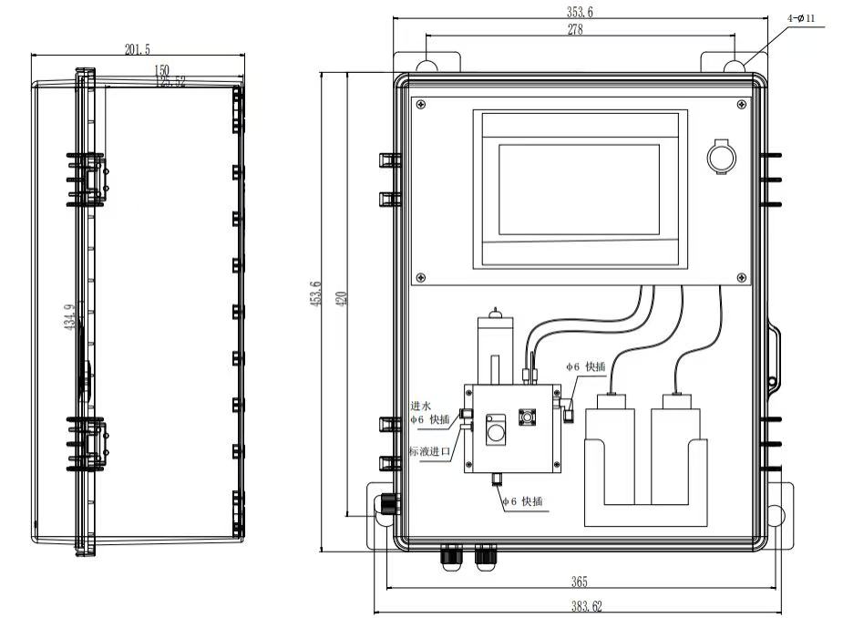 Chunye Technology T9258C Residual Chlorine Analyzer: Online Detection ...