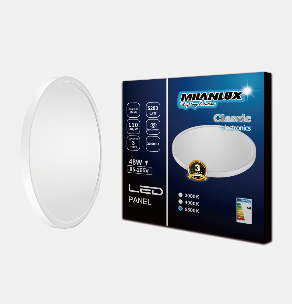 CLASSIC SERIES ROUND SURFACE PANEL-MILANLUX