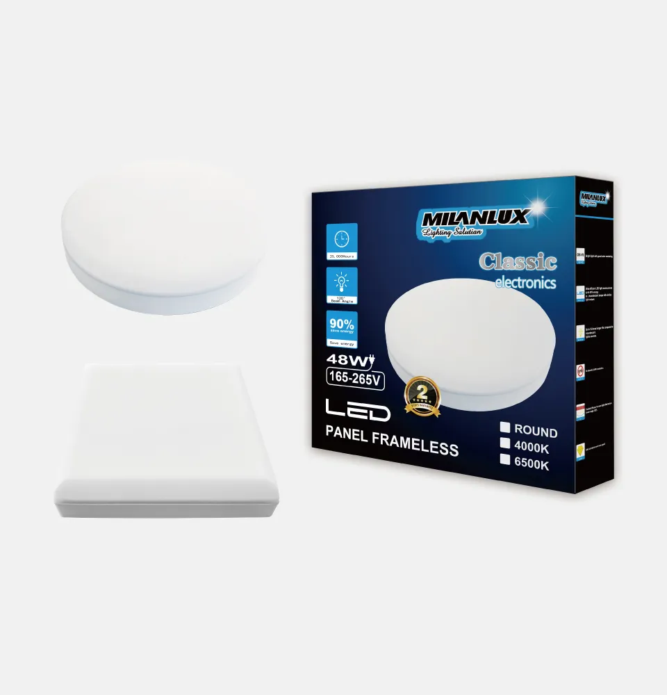 CLASSIC SERIES, FRAMELESS PANEL , SURFACE TYPE.-MILANLUX