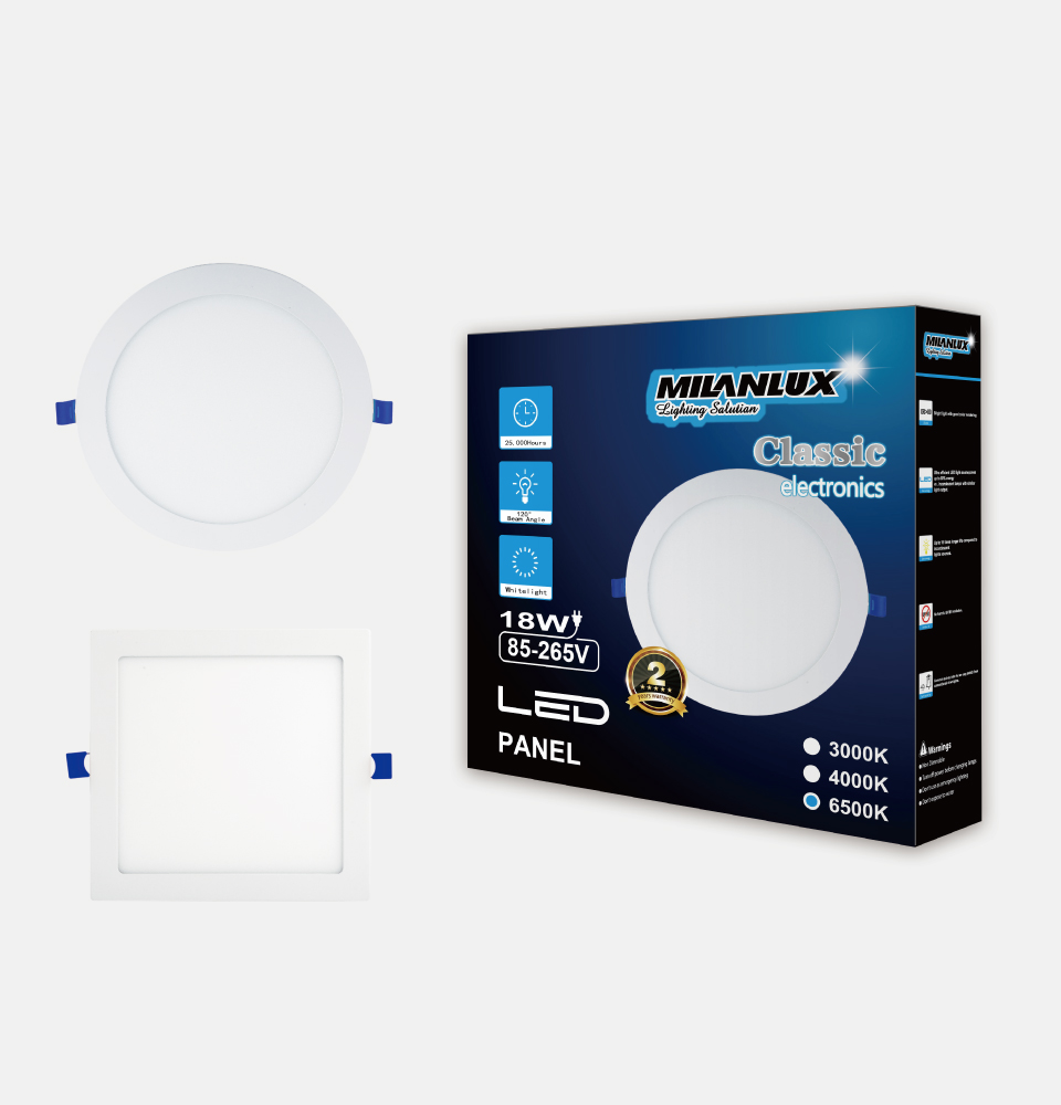 Ultra-thin LED panel light - Compact, Easy Installation for Home ...