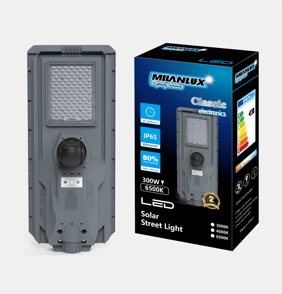 LED SOLAR STREET LIGHT, ECOSTAR SERIES-MILANLUX