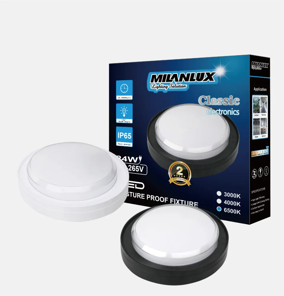 LED BULKHEAD LAMP IP65 ROUND STAR SERIES-MILANLUX