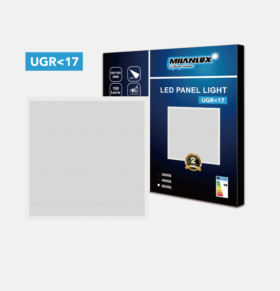 ANTI-GLARE UGR ＜17 SERIES LED PANEL-MILANLUX