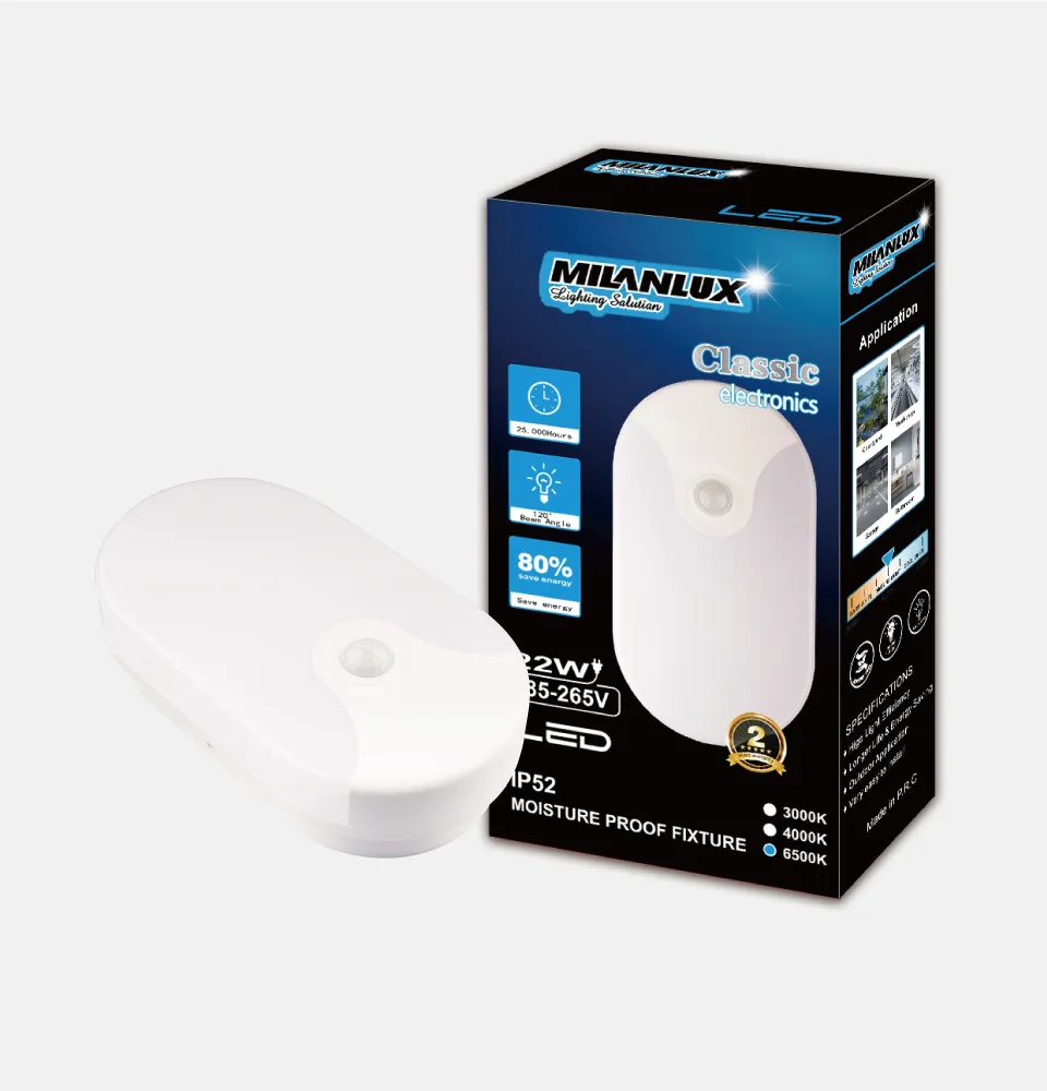 LED Bulkhead/Moisture-proof MOTION /SENSOR LAMP, OVAL VENUS SERIES ...