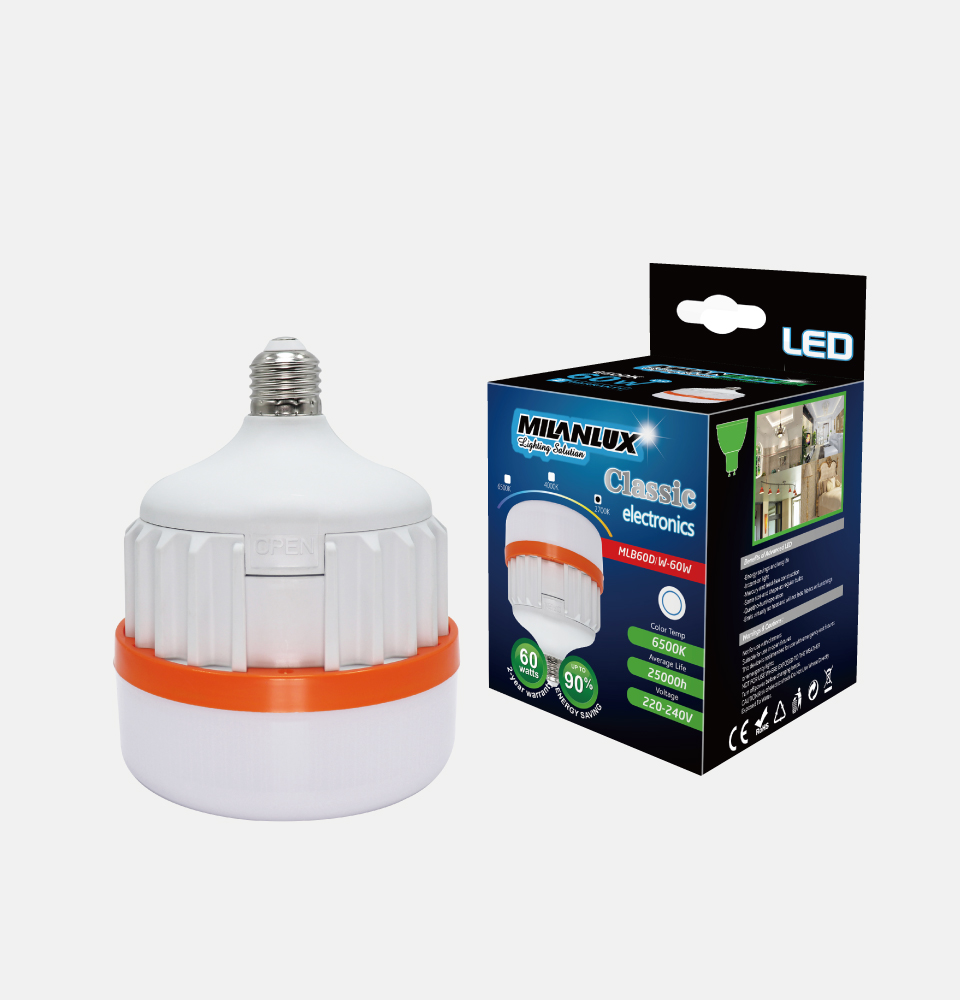 LED EMERGENCY BULB RETRACTABLE SUN STAR SERIES-MILANLUX