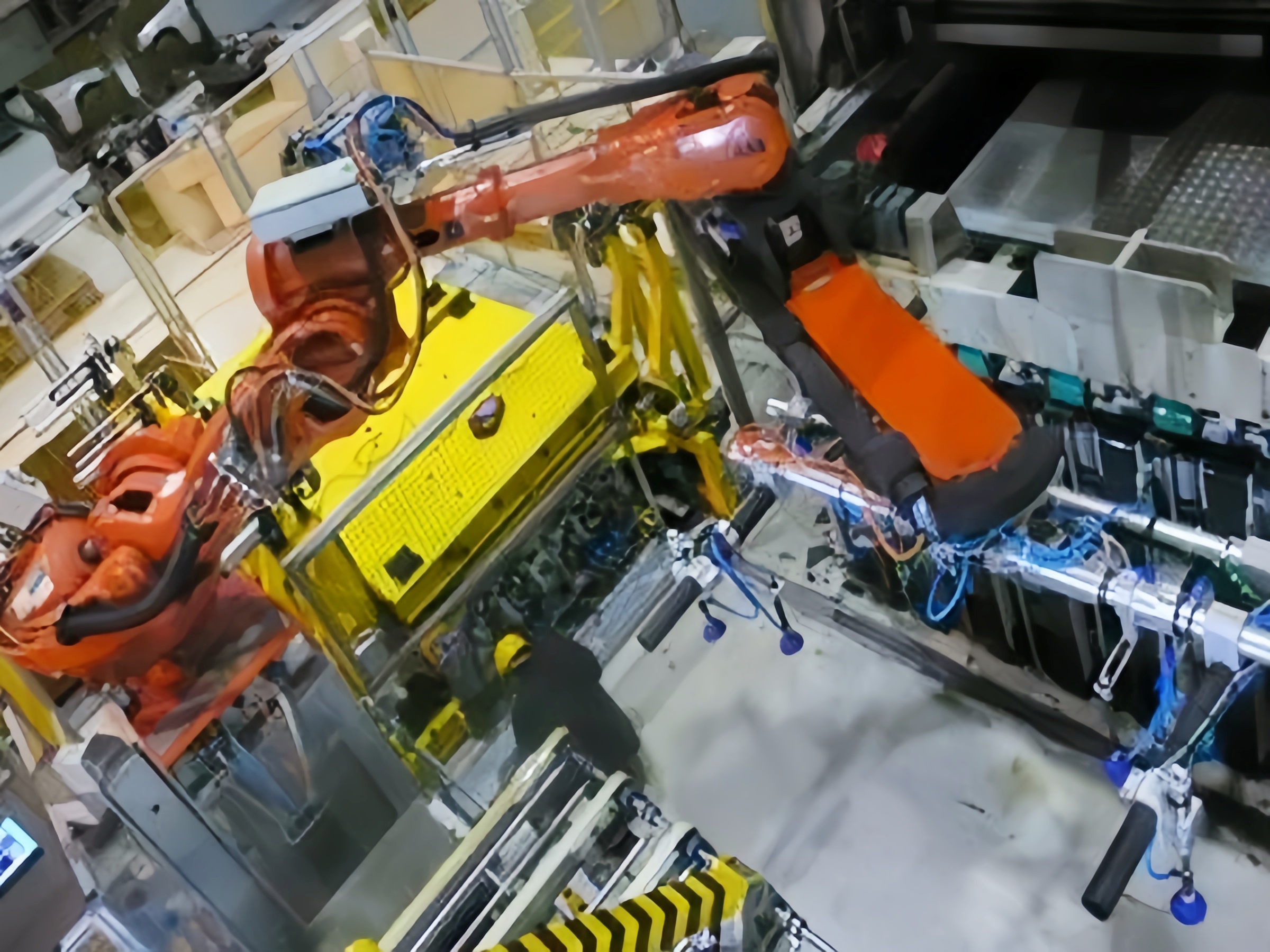 Line 3 Aluminum blanks with Robot System Shanghai factory-Haozhong ...