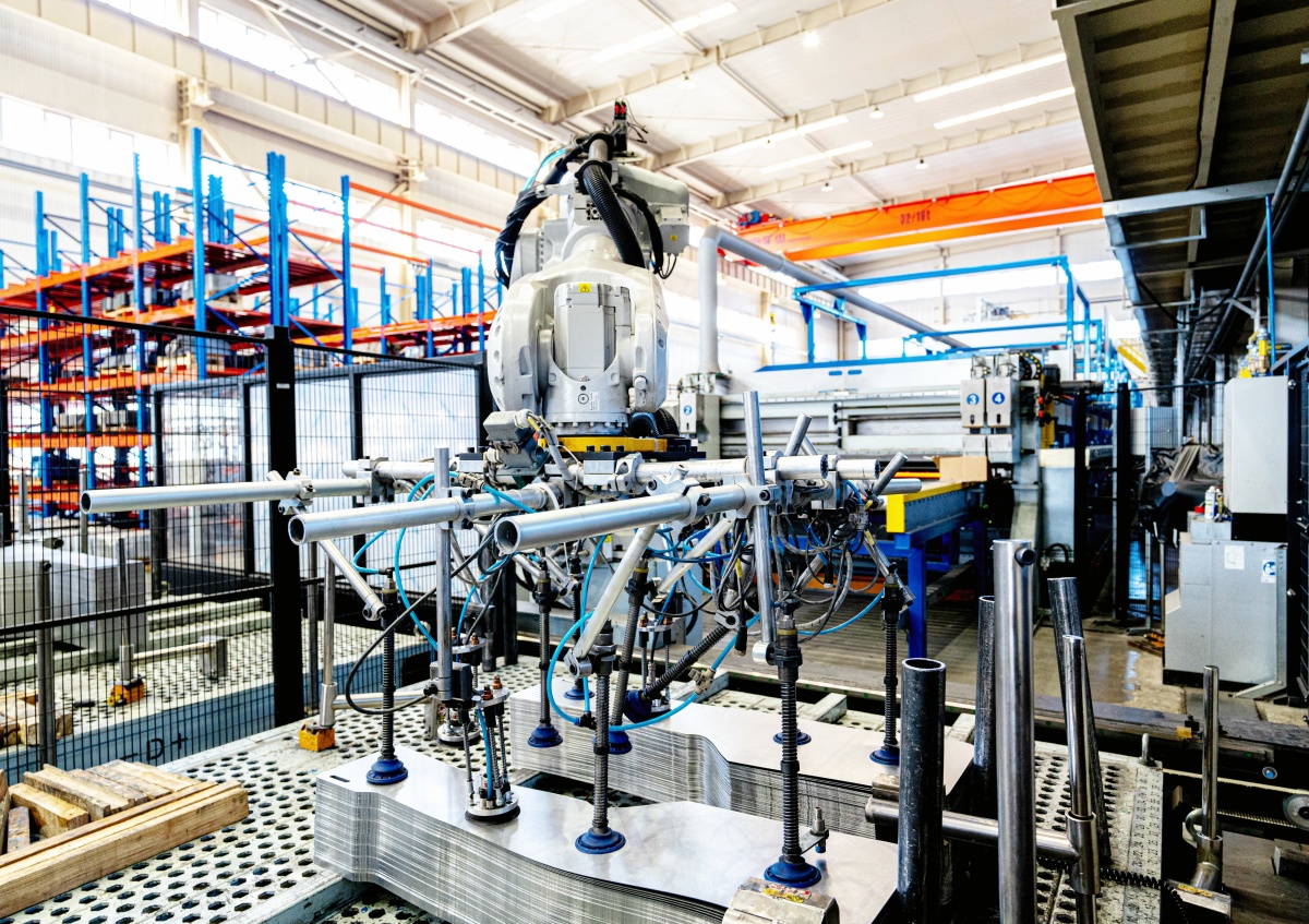 Destacking unit (mixed steel and aluminum line)-Haozhong Automation