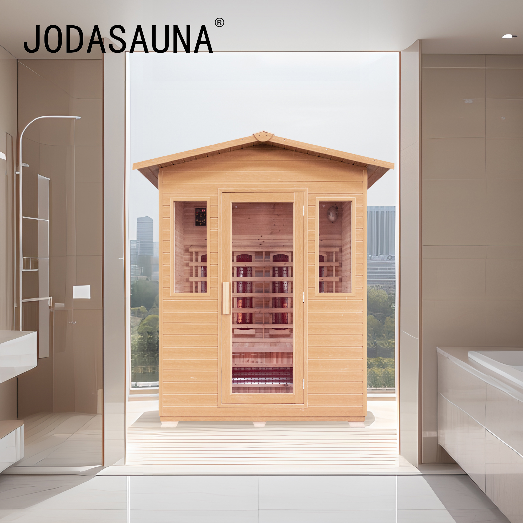 4 - Person Outdoor Sauna: Waterproof & Weather - Resistant for All ...