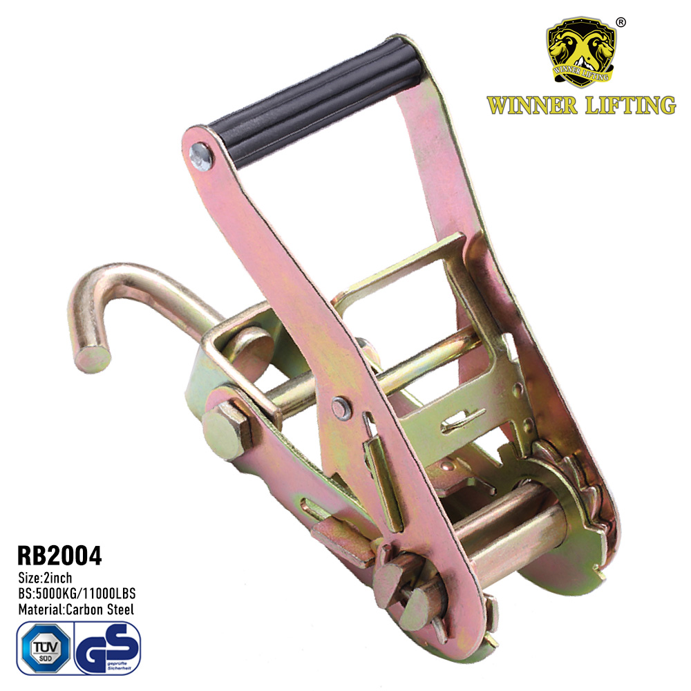2" Plastic Handle Ratchet Buckle With Swivel Hook - High-Quality Buckle ...