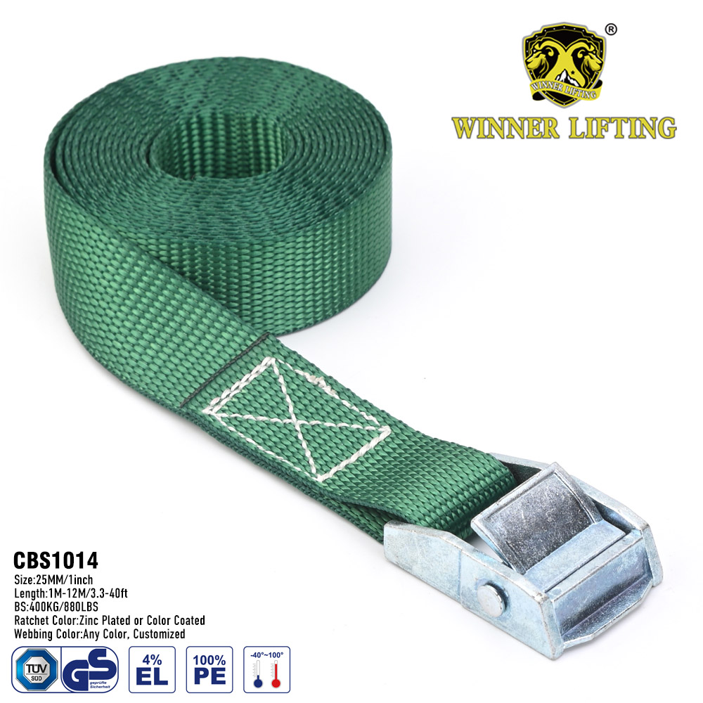 25mm Cam Buckle Webbing Strap - Endless Polyester Ratchet Lashing Belt ...