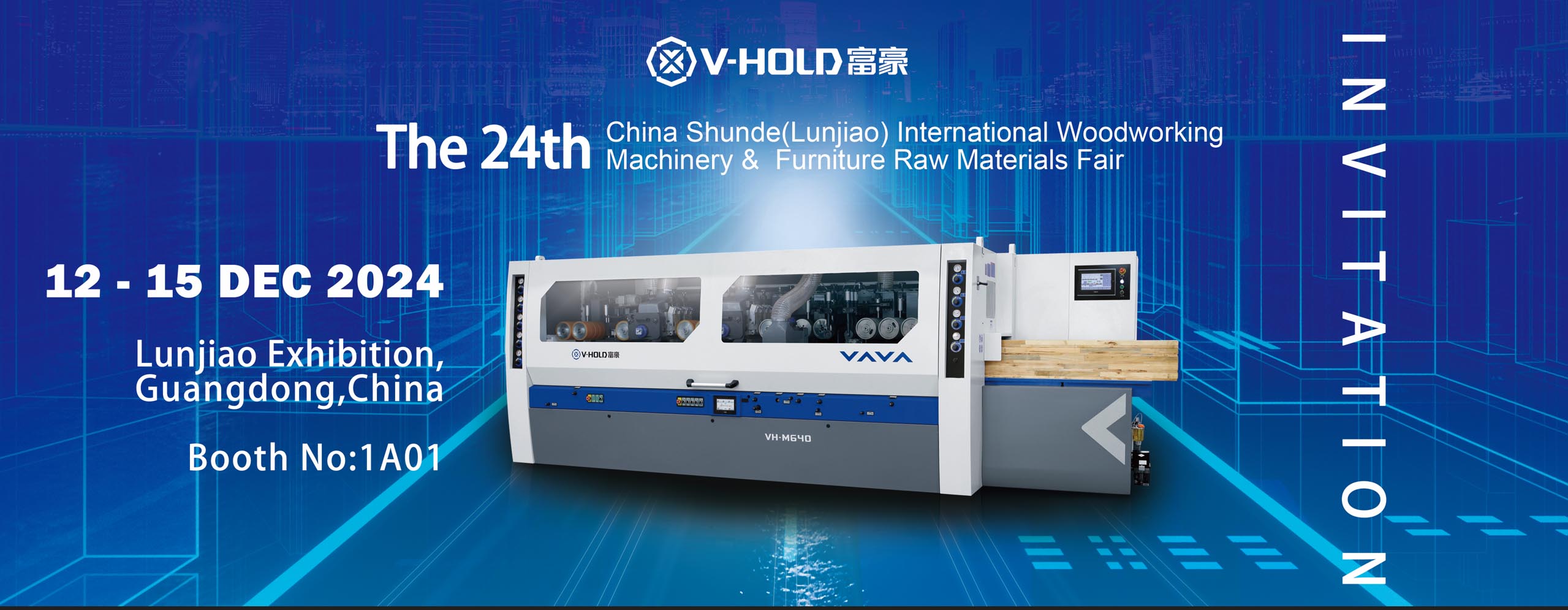 BOOTH NO:1A01 V-HOLD invites all friends to Lunjiao Exhibition in ...