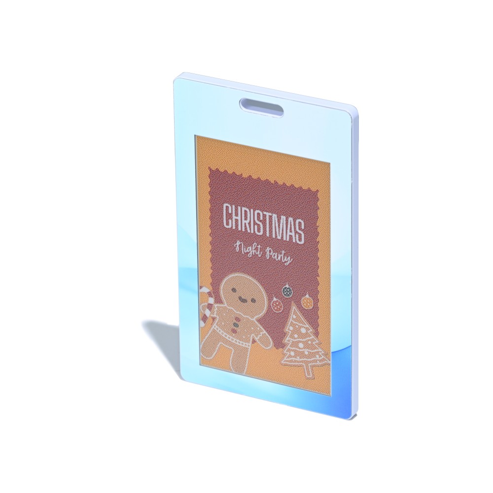 3.7" Epaper Staff ID Badge - Compact, Lightweight Electronic Badge with ...
