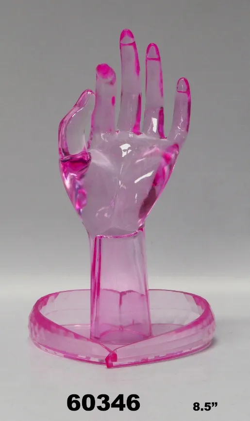 Acrylic Hand Jewelry Display Stand - Transparent: Elegantly Showcase ...