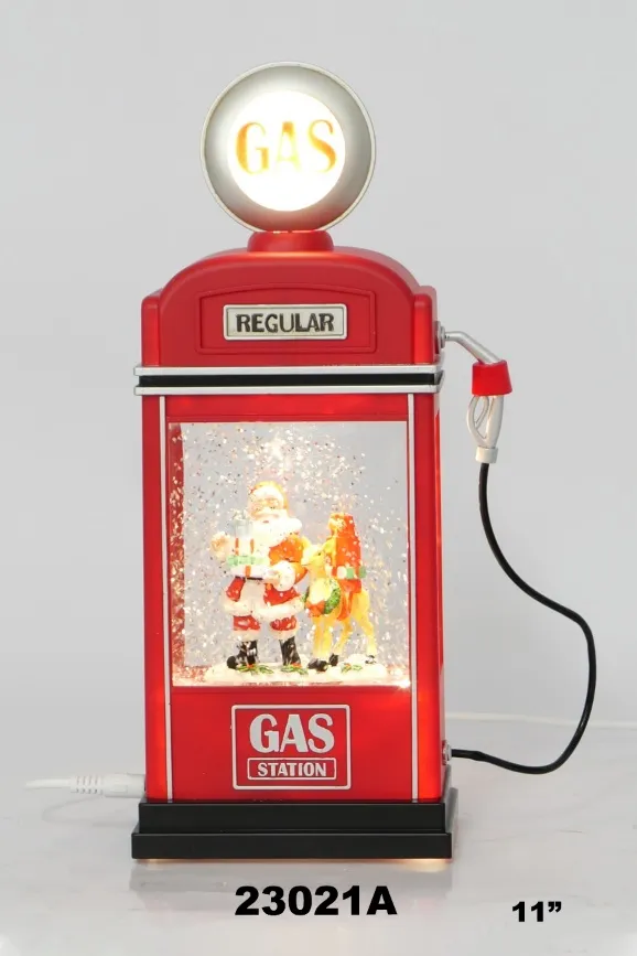 Lighted Christmas Spinning Water Glitter Nutcracker Globe -Tochit
