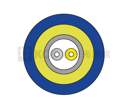 Single Tube Duplex armored optical fiber cables-KOC