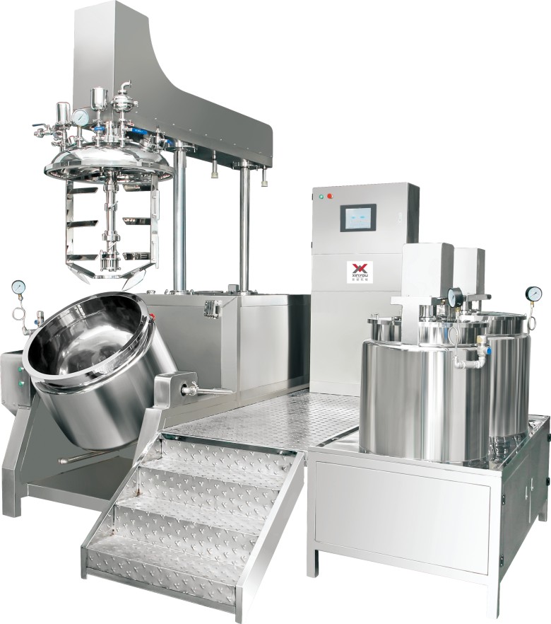 XY-B PLC Type Hydraulic Lift Vacuum Agitator-XinYou Chemical Machinery