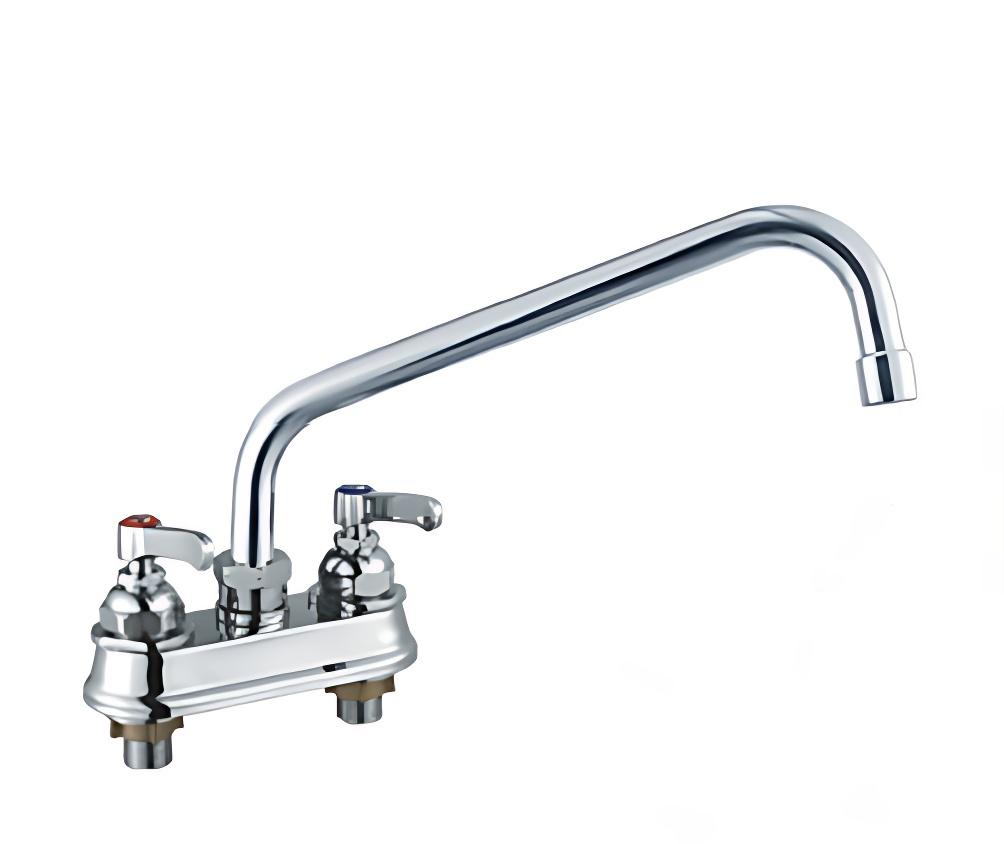 Double handle double temperature faucet-Jun Chang Metal Plastic Products