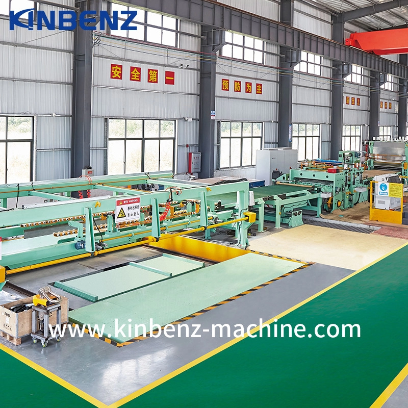 Automatic Stacker Coil Cutting Machine Flying Shear Cut To Length Line ...