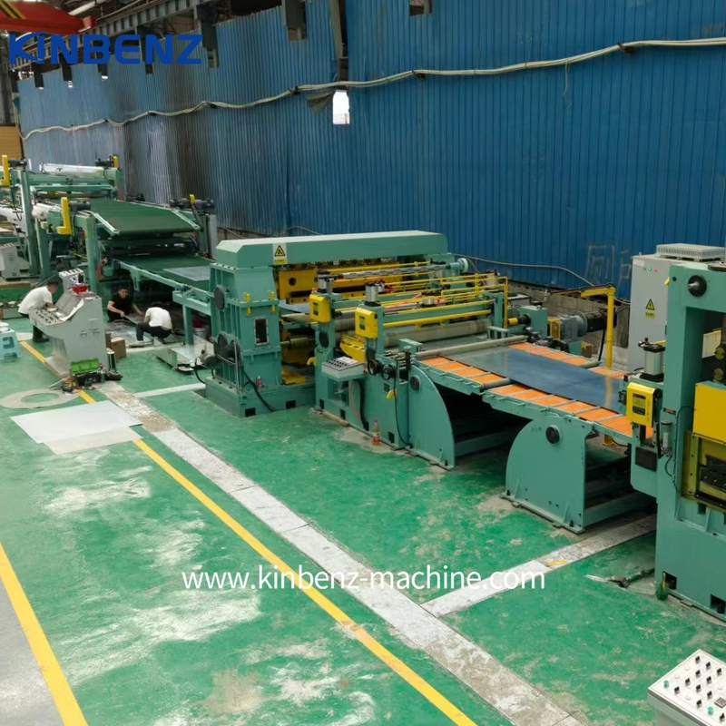 High Efficiency Rotary Shear Coil Roll Metal Cut To Length Line-kinbenz