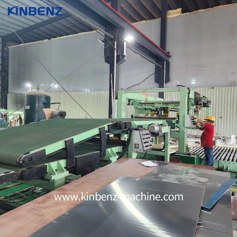 Double Stacker For Automatic Cut To Length Machine Boosts Working ...