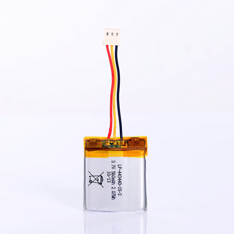 3.7V 560mAh LP-443440 0.2C Lithium Ion Polymer Battery Pack-BAKTH ...