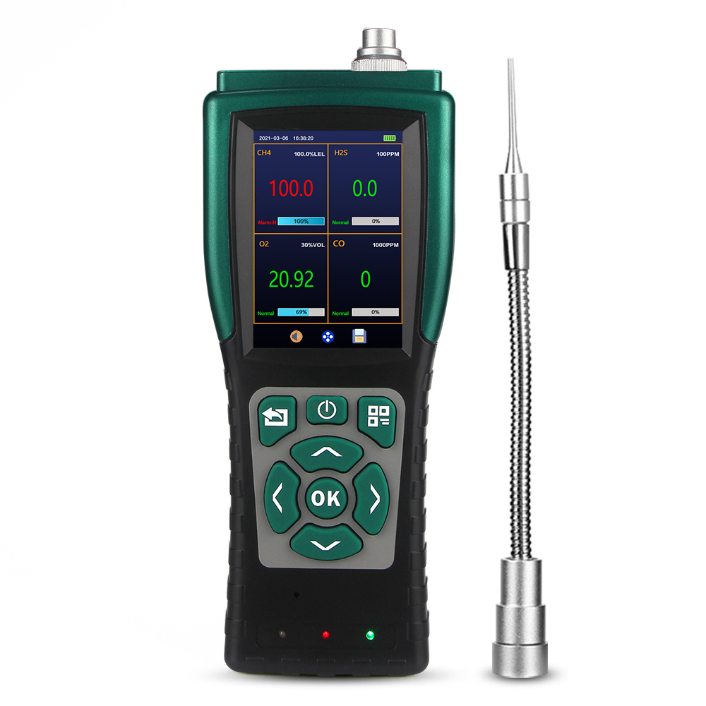 Pump suction hand-held six-in-one gas concentration detector-Skyeaglee