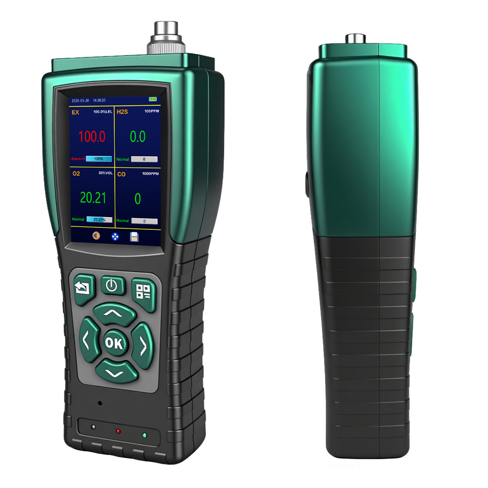 Industrial Pump Suction Handheld 4-in-1 Gas Concentration Detector NH3 ...